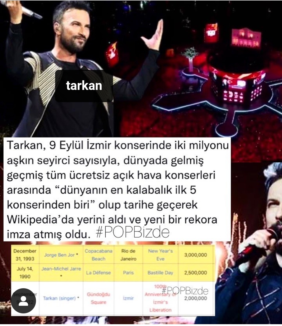 9 eylül 2022 izmir tarkan konseri #2256566 - uludağ sözlük galeri 9 eylül 2022 izmir tarkan konseri #2256566 - uludağ sözlük galeri