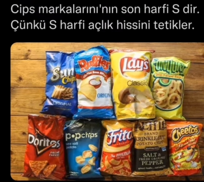 cips markalarının s harfi ile bitmesi - uludağ sözlük galeri