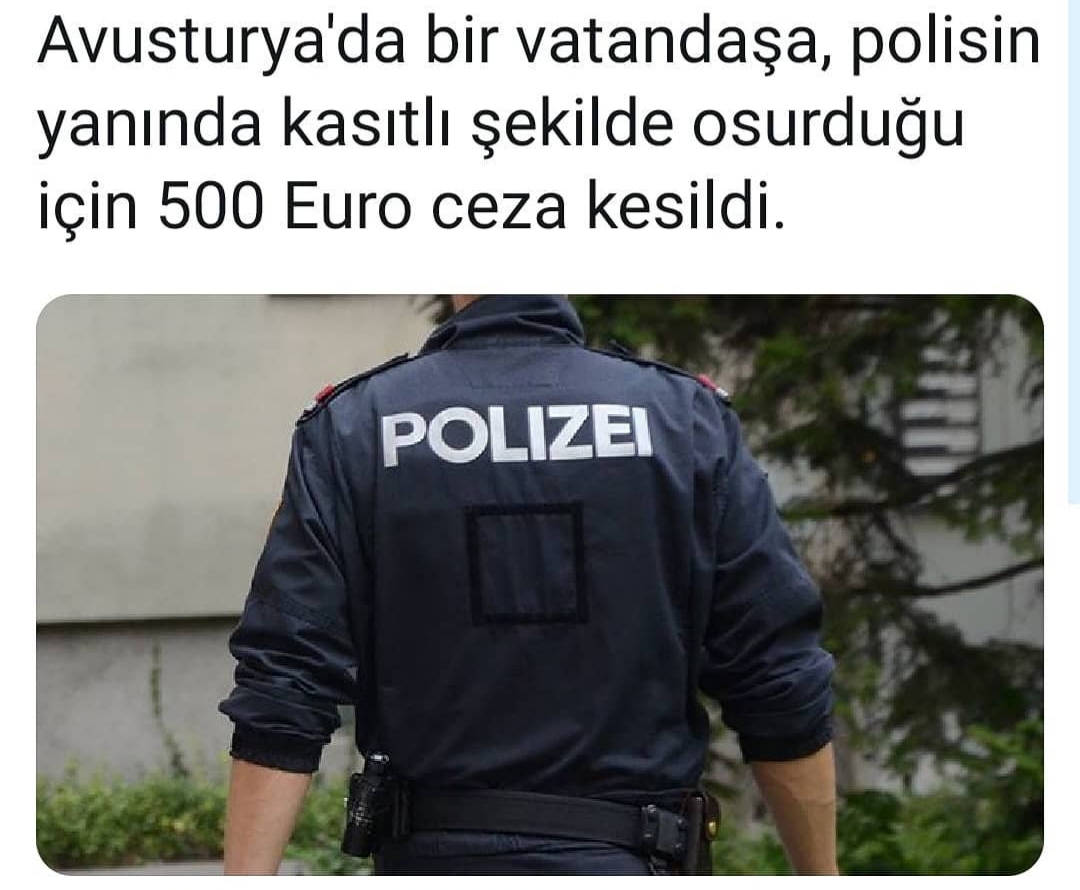 Avusturya Da Polise Osuran Vatandaşa 500 Euro Ceza 2043449 Uludağ