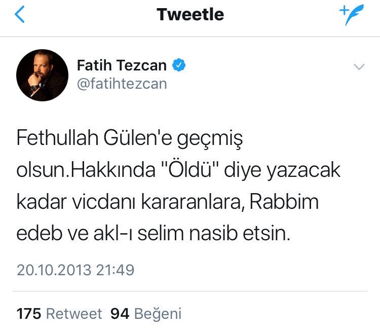 fatih tezcan a atılan aşağılık iftira #2257491 - uludağ sözlük galeri