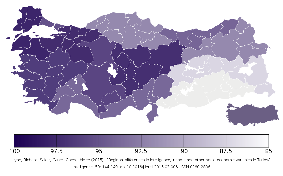 türkiye iq haritası - uludağ sözlük